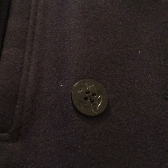 Aberdeen | Jackets & Coats | Authentic Vintage Navy Wool Pea Coat ...